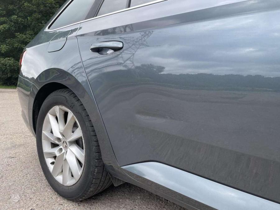 Grey Skoda SuperB 2017 in Vilnius, with an engine capacity of 1.80 L and mileage of 166 thousand km for 11200 €, photo 12 on AUTOMOTO.COM.LV