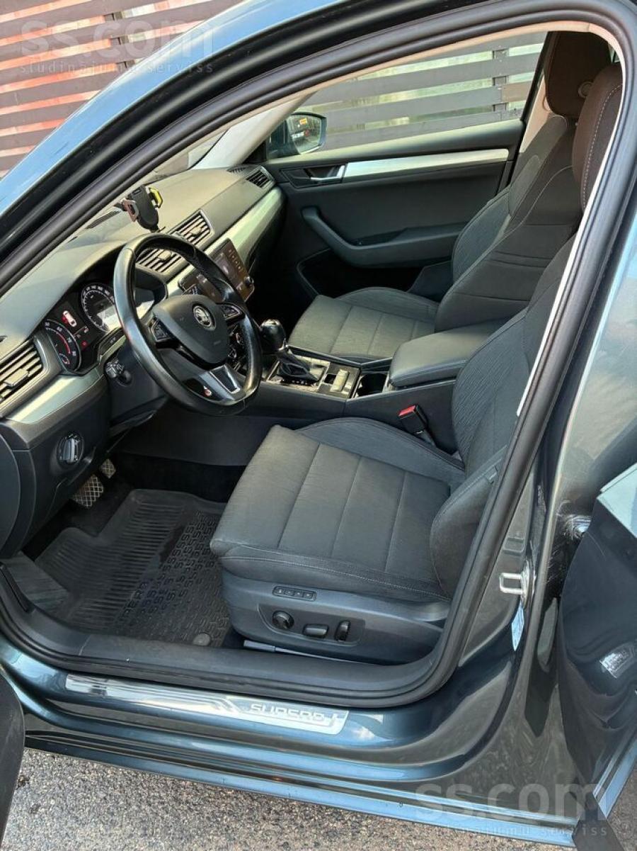 Pelēks Skoda SuperB 2017 Rīga, ar dzinēja tilpumu 1.80 L un nobraukumu 169 tūkst. km par 11100 €, foto 5 vietnē AUTOMOTO.COM.LV