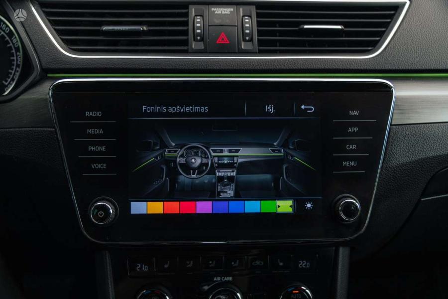 Pelēks Skoda SuperB 2017 Kauņa, ar dzinēja tilpumu 1.80 L un nobraukumu 223 tūkst. km par 10800 €, foto 29 vietnē AUTOMOTO.COM.LV