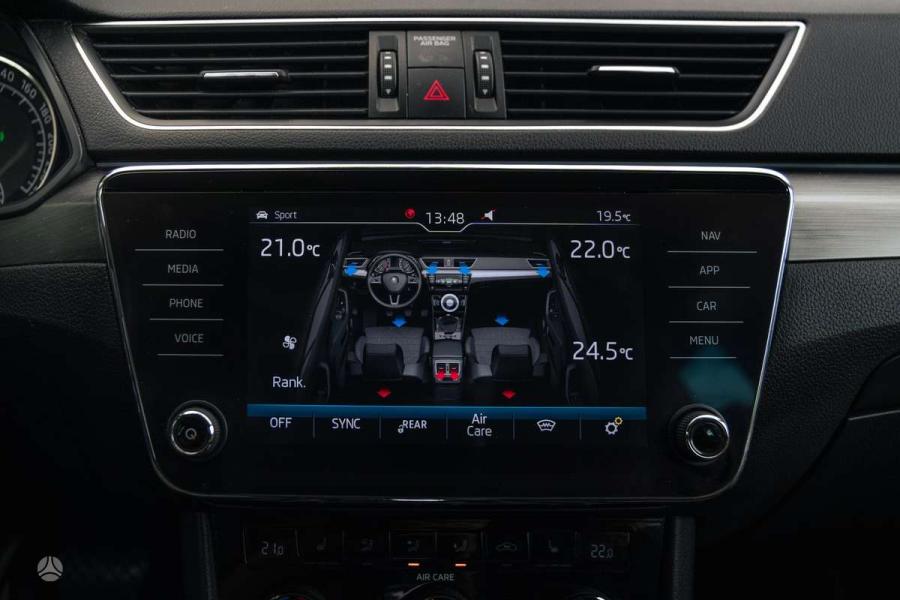 Pelēks Skoda SuperB 2017 Kauņa, ar dzinēja tilpumu 1.80 L un nobraukumu 223 tūkst. km par 10800 €, foto 31 vietnē AUTOMOTO.COM.LV