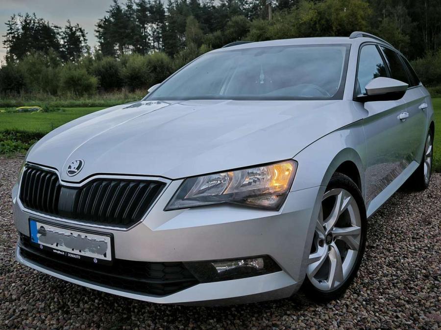 Grey Skoda SuperB 2017 in Trakai, with an engine capacity of 1.60 L and mileage of 288 thousand km for 7890 €, photo 6 on AUTOMOTO.COM.LV
