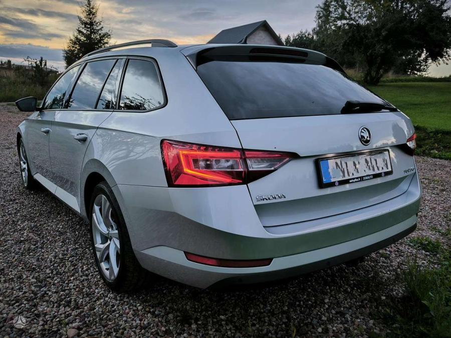 Grey Skoda SuperB 2017 in Trakai, with an engine capacity of 1.60 L and mileage of 288 thousand km for 7890 €, photo 7 on AUTOMOTO.COM.LV