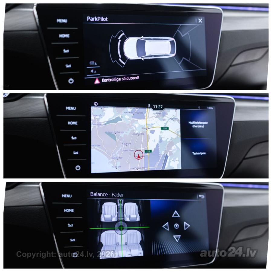 Grey Skoda SuperB 2018 in Tallinn, with an engine capacity of 1.60 L and mileage of 219 thousand km for 10990 €, photo 26 on AUTOMOTO.COM.LV