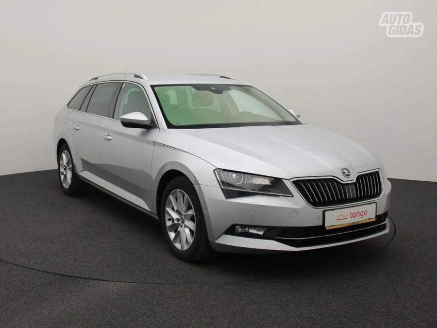 Grey Skoda SuperB 2018 in Vilnius, with an engine capacity of 1.60 L and mileage of 156 thousand km for 14199 €, photo 11 on AUTOMOTO.COM.LV