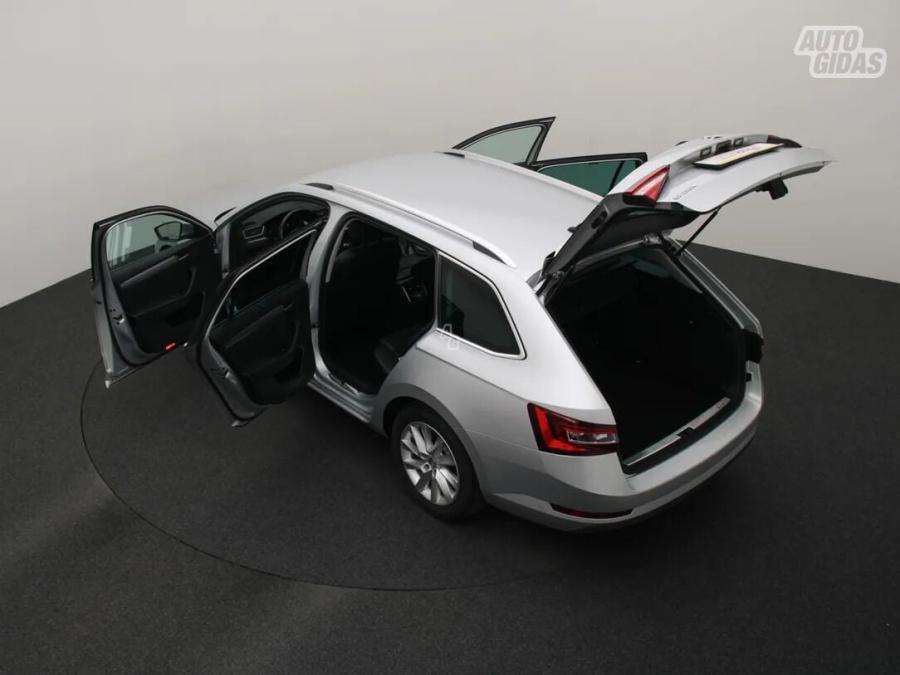 Grey Skoda SuperB 2018 in Vilnius, with an engine capacity of 1.60 L and mileage of 156 thousand km for 14199 €, photo 14 on AUTOMOTO.COM.LV