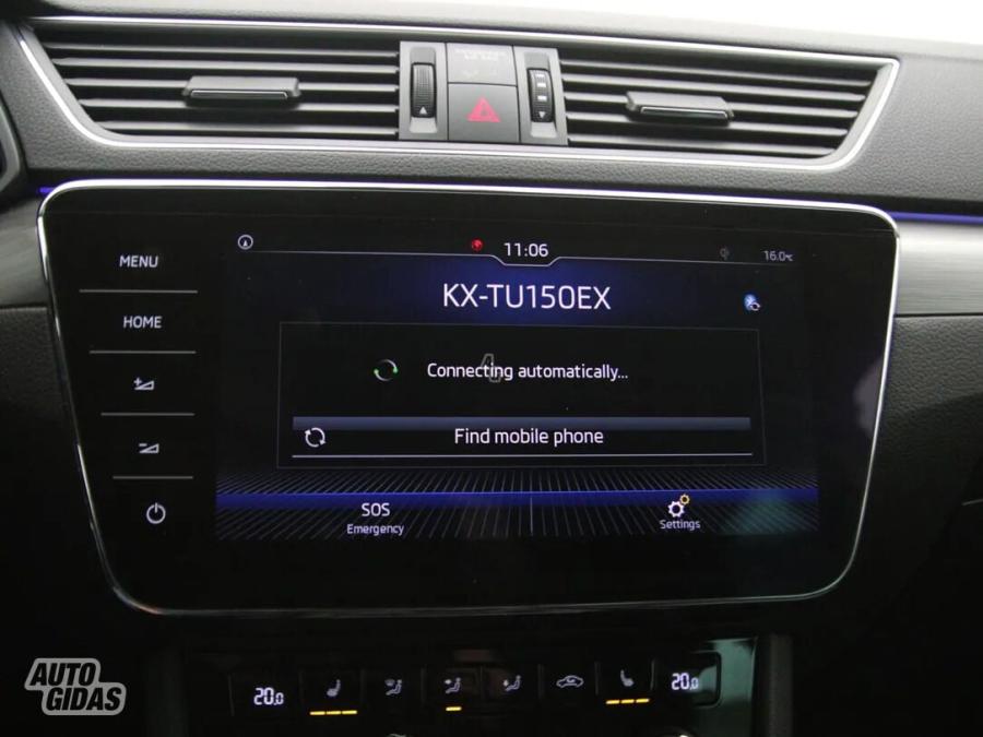 Grey Skoda SuperB 2018 in Vilnius, with an engine capacity of 1.60 L and mileage of 156 thousand km for 14199 €, photo 24 on AUTOMOTO.COM.LV