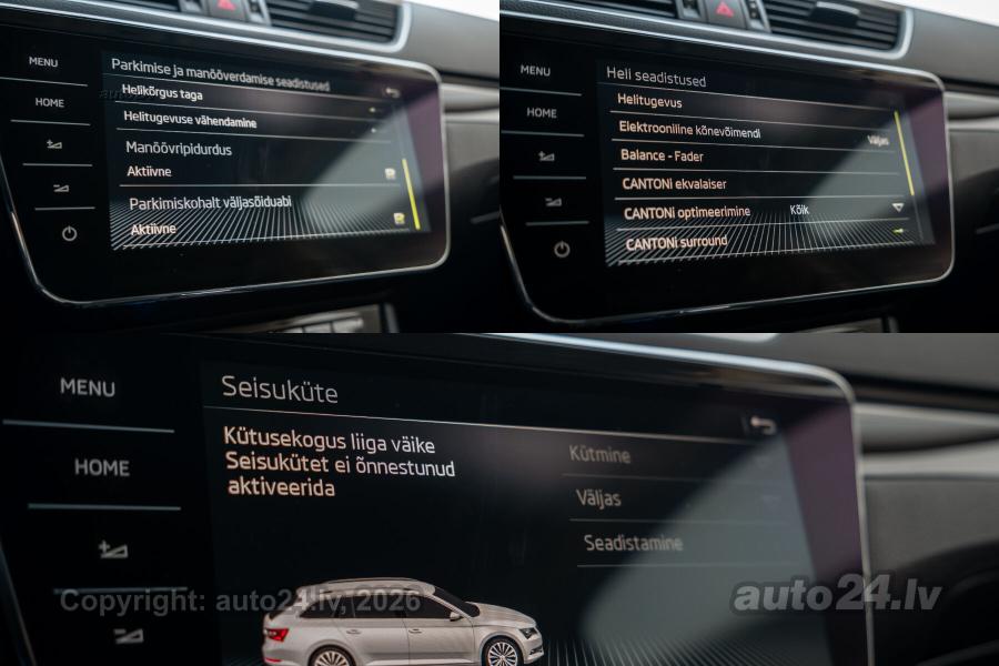Grey Skoda SuperB 2018 in Tartu, with an engine capacity of 2.00 L and mileage of 178 thousand km for 17900 €, photo 23 on AUTOMOTO.COM.LV