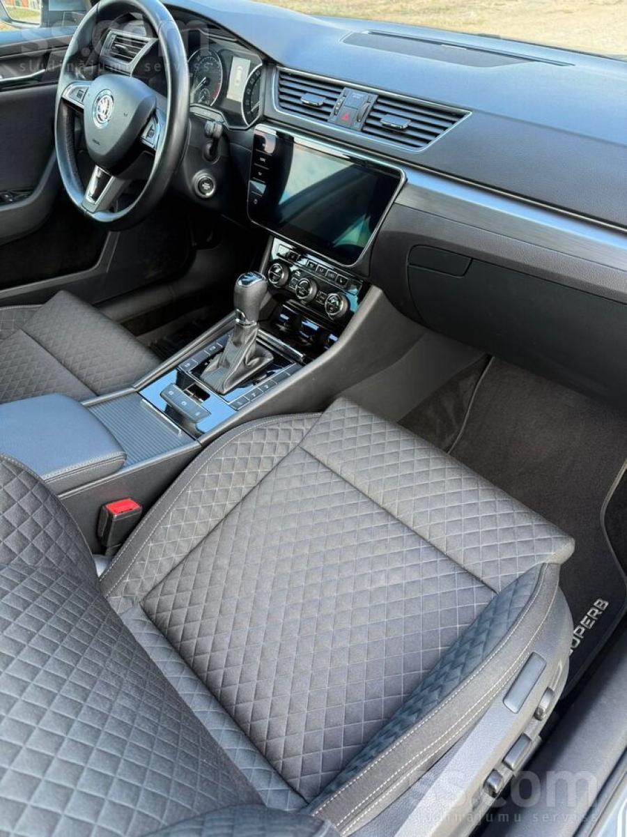 Grey Skoda SuperB 2018 in Riga, with an engine capacity of 2.00 L and mileage of 237 thousand km for 12650 €, photo 10 on AUTOMOTO.COM.LV