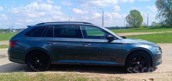 Grey Skoda SuperB 2018 in Riga, with an engine capacity of 1.50 L and mileage of 120 thousand km for 17300 €, photo 2 on AUTOMOTO.COM.LV