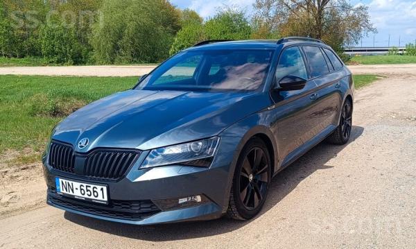 Grey Skoda SuperB 2018 in Riga, with an engine capacity of 1.50 L and mileage of 120 thousand km for 17300 €, photo 4 on AUTOMOTO.COM.LV
