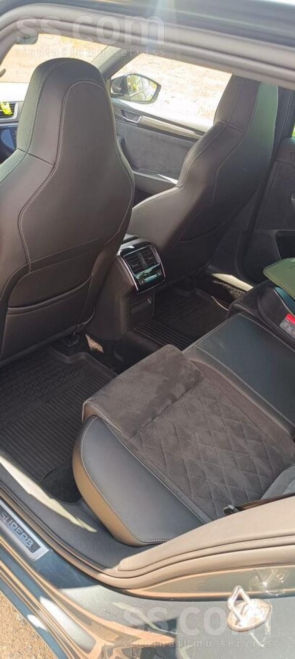 Grey Skoda SuperB 2018 in Riga, with an engine capacity of 1.50 L and mileage of 120 thousand km for 17300 €, photo 9 on AUTOMOTO.COM.LV