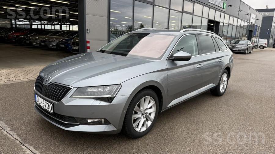 Grey Skoda SuperB 2018 in Riga, with an engine capacity of 1.60 L and mileage of 195 thousand km for 10900 €, photo 1 on AUTOMOTO.COM.LV