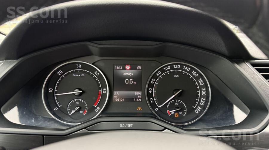 Grey Skoda SuperB 2018 in Riga, with an engine capacity of 1.60 L and mileage of 195 thousand km for 10900 €, photo 21 on AUTOMOTO.COM.LV