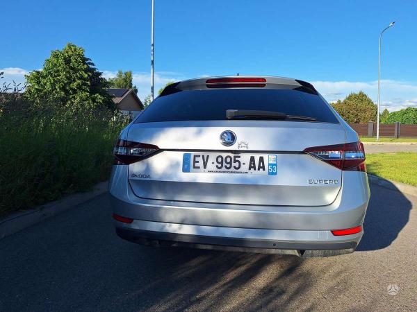 Grey Skoda SuperB 2018 in Klaipeda, with an engine capacity of 1.60 L and mileage of 249 thousand km for 9690 €, photo 9 on AUTOMOTO.COM.LV