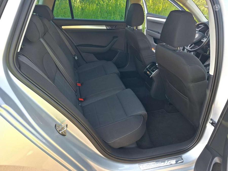 Grey Skoda SuperB 2018 in Klaipeda, with an engine capacity of 1.60 L and mileage of 249 thousand km for 9690 €, photo 18 on AUTOMOTO.COM.LV