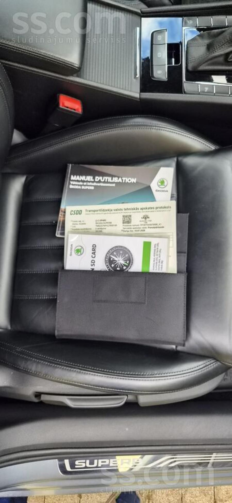 Grey Skoda SuperB 2018 in Riga, with an engine capacity of 1.60 L and mileage of 281 thousand km for 10990 €, photo 12 on AUTOMOTO.COM.LV