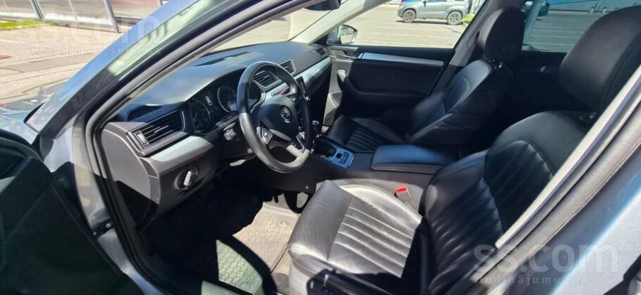 Grey Skoda SuperB 2018 in Riga, with an engine capacity of 1.60 L and mileage of 281 thousand km for 9700 €, photo 7 on AUTOMOTO.COM.LV