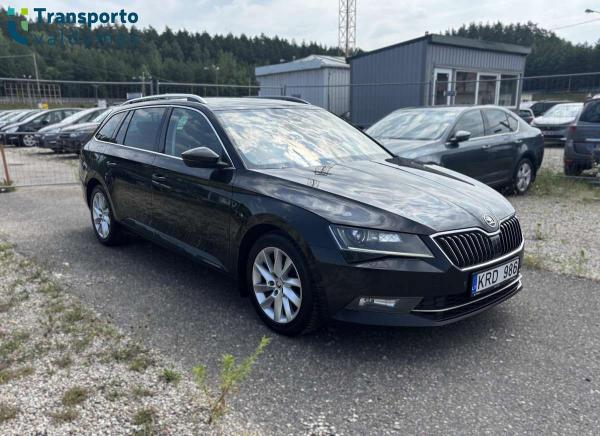 Grey Skoda SuperB 2018 in Vilnius, with an engine capacity of 1.97 L and mileage of 238 thousand km for 12900 €, photo 3 on AUTOMOTO.COM.LV