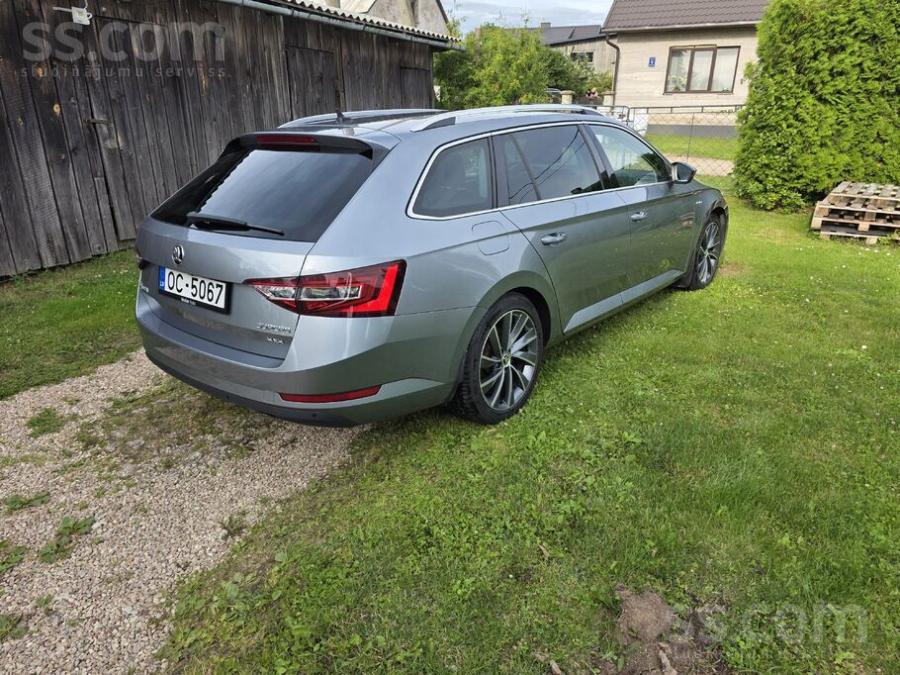 Pelēks Skoda SuperB 2018 Valmiera, ar dzinēja tilpumu 2.00 L un nobraukumu 183 tūkst. km par 18200 €, foto 5 vietnē AUTOMOTO.COM.LV