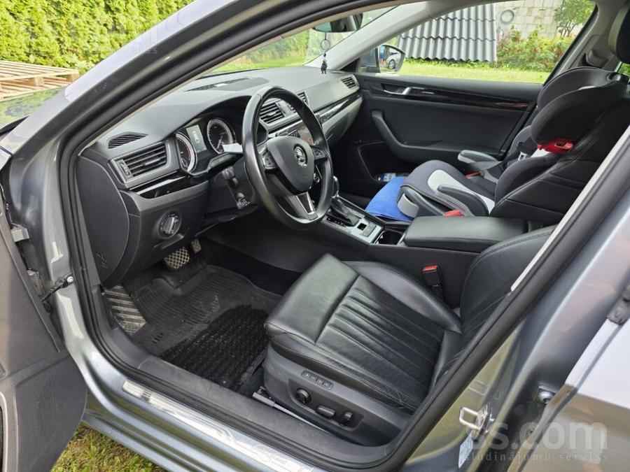 Pelēks Skoda SuperB 2018 Valmiera, ar dzinēja tilpumu 2.00 L un nobraukumu 183 tūkst. km par 18200 €, foto 9 vietnē AUTOMOTO.COM.LV