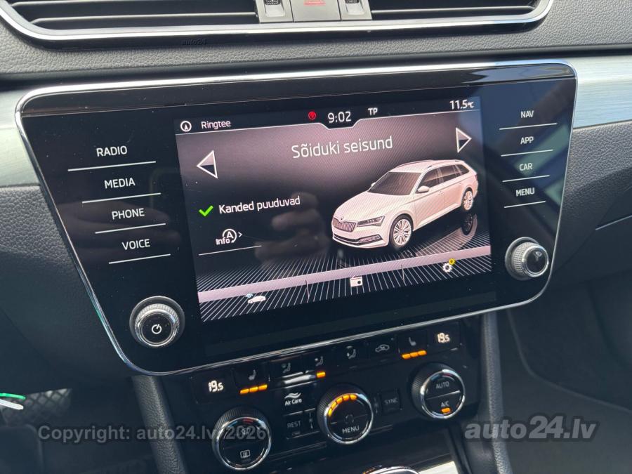 Grey Skoda SuperB 2018 in Paide, with an engine capacity of 1.60 L and mileage of 302 thousand km for 10890 €, photo 19 on AUTOMOTO.COM.LV