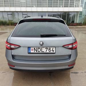 Grey Skoda SuperB 2018 in Vilnius, with an engine capacity of 1.60 L and mileage of 215 thousand km for 10500 €, photo 7 on AUTOMOTO.COM.LV