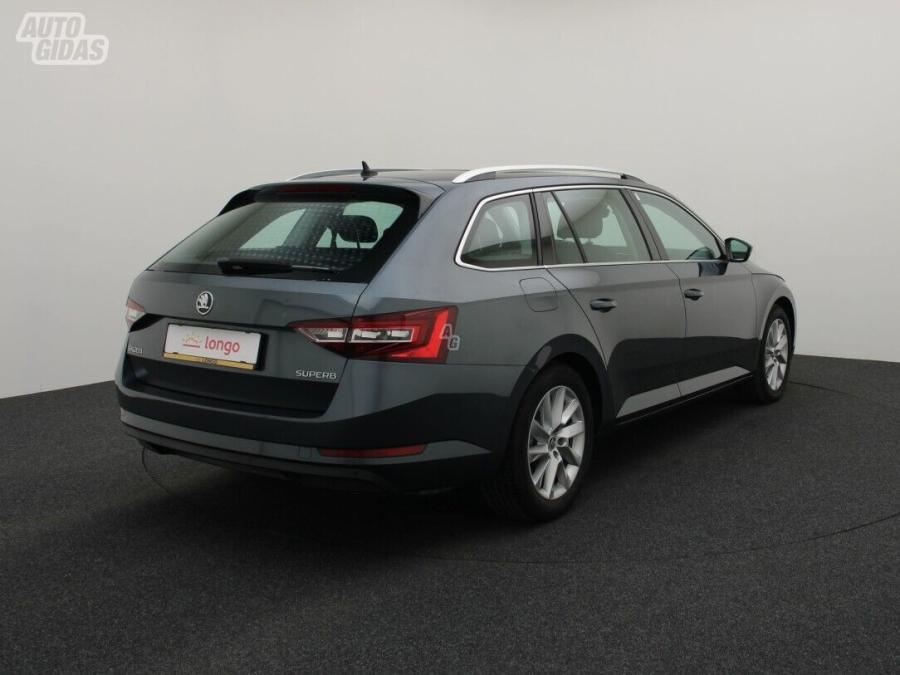 Grey Skoda SuperB 2019 in Vilnius, with an engine capacity of 1.50 L and mileage of 184 thousand km for 15199 €, photo 8 on AUTOMOTO.COM.LV