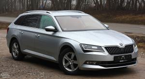 Grey Skoda SuperB 2019 in Petrikaiciai, with an engine capacity of 2.00 L and mileage of 312 thousand km for 12499 €, photo 7 on AUTOMOTO.COM.LV
