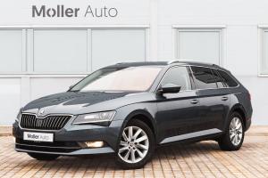 Grey Skoda SuperB 2019 in Ventspils, with an engine capacity of 2.00 L and mileage of 120 thousand km for 17100 €, photo  on AUTOMOTO.COM.LV