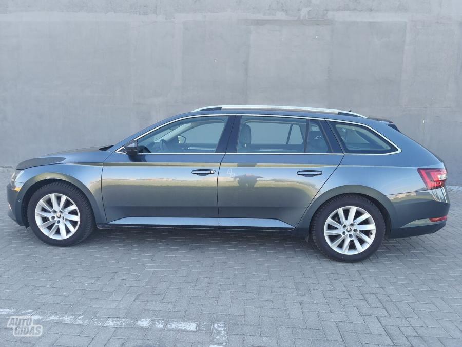 Grey Skoda SuperB 2019 in Jurbarkas, with an engine capacity of 2.00 L and mileage of 255 thousand km for 9300 €, photo 7 on AUTOMOTO.COM.LV