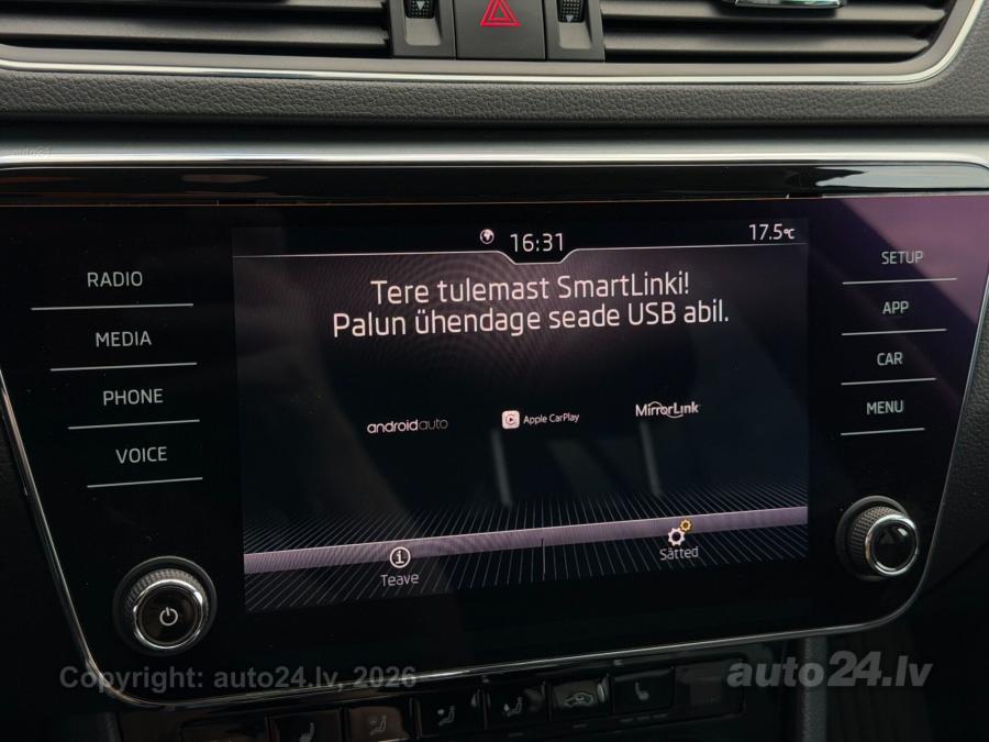 Grey Skoda SuperB 2019 in Parnu, with an engine capacity of 2.00 L and mileage of 113 thousand km for 18900 €, photo 13 on AUTOMOTO.COM.LV