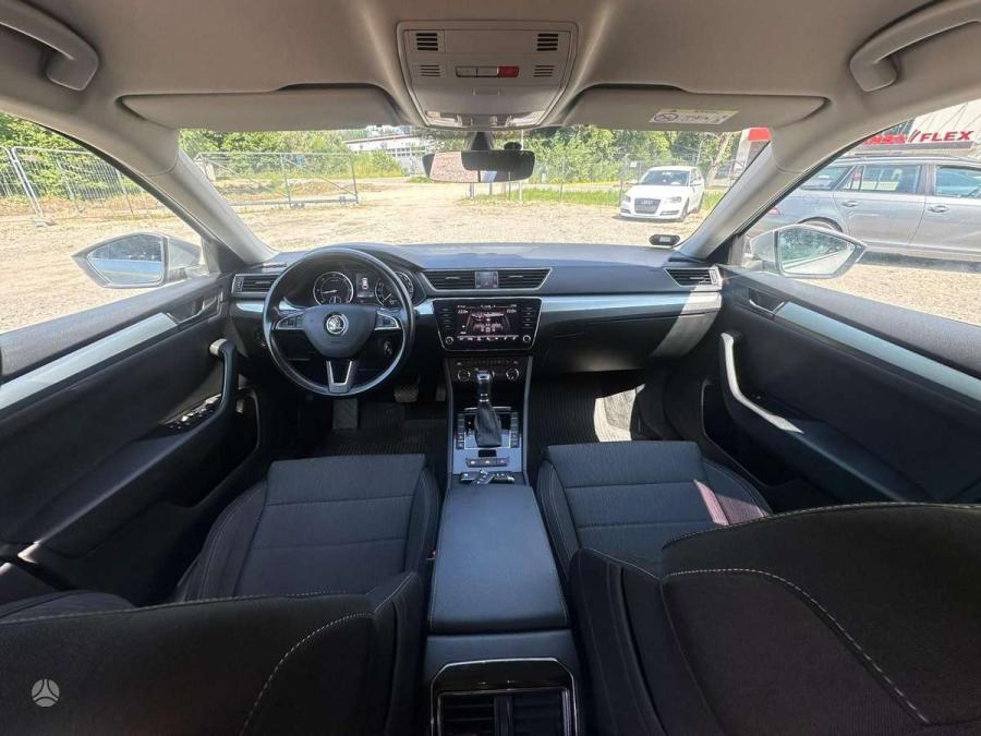 Grey Skoda SuperB 2019 in Klaipeda, with an engine capacity of 1.97 L and mileage of 313 thousand km for 12200 €, photo 9 on AUTOMOTO.COM.LV