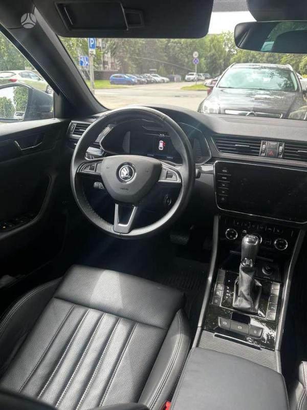 Grey Skoda SuperB 2019 in Kaunas, with an engine capacity of 1.97 L and mileage of 160 thousand km for 19500 €, photo 9 on AUTOMOTO.COM.LV