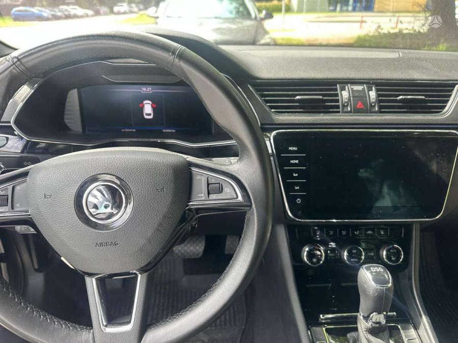 Grey Skoda SuperB 2019 in Kaunas, with an engine capacity of 1.97 L and mileage of 160 thousand km for 19500 €, photo 12 on AUTOMOTO.COM.LV