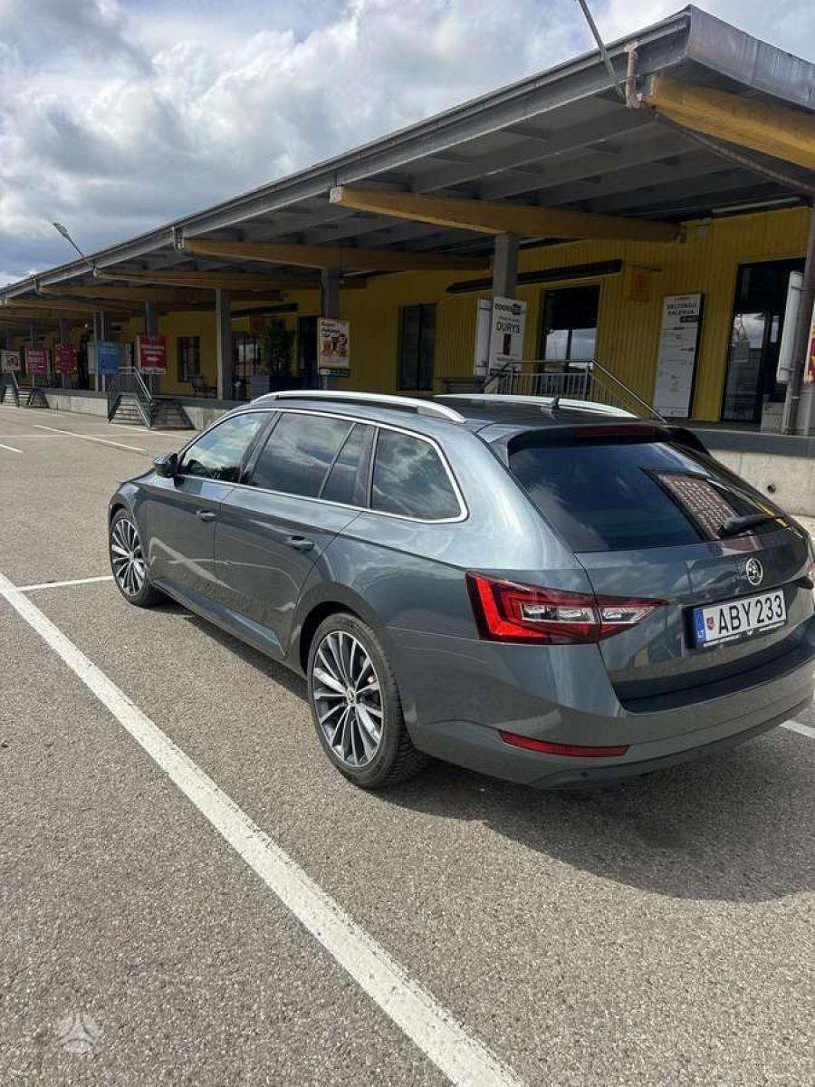 Grey Skoda SuperB 2019 in Kaunas, with an engine capacity of 1.97 L and mileage of 160 thousand km for 19500 €, photo 22 on AUTOMOTO.COM.LV