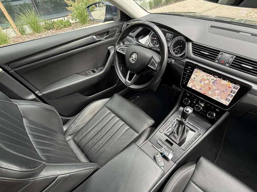 Grey Skoda SuperB 2019 in Vilnius, with an engine capacity of 1.97 L and mileage of 230 thousand km for 14700 €, photo 3 on AUTOMOTO.COM.LV