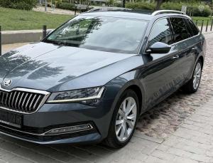 Grey Skoda SuperB 2019 in Vilnius, with an engine capacity of 1.97 L and mileage of 230 thousand km for 14700 €, photo 6 on AUTOMOTO.COM.LV