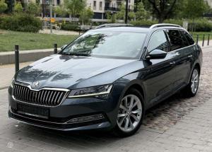 Grey Skoda SuperB 2019 in Vilnius, with an engine capacity of 1.97 L and mileage of 230 thousand km for 14700 €, photo 12 on AUTOMOTO.COM.LV