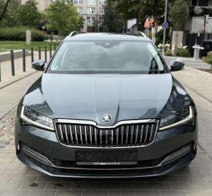 Grey Skoda SuperB 2019 in Vilnius, with an engine capacity of 1.97 L and mileage of 230 thousand km for 14700 €, photo 14 on AUTOMOTO.COM.LV