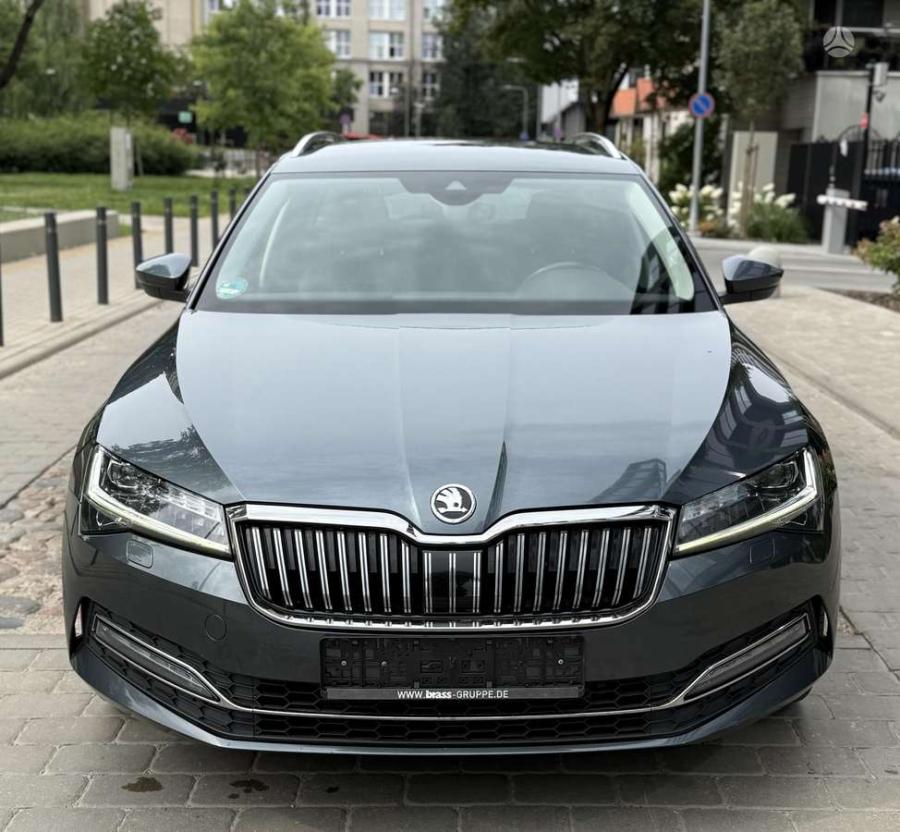 Grey Skoda SuperB 2019 in Vilnius, with an engine capacity of 1.97 L and mileage of 230 thousand km for 14700 €, photo 14 on AUTOMOTO.COM.LV