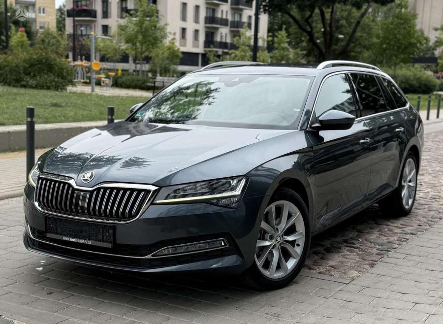 Grey Skoda SuperB 2019 in Vilnius, with an engine capacity of 1.97 L and mileage of 230 thousand km for 14700 €, photo 15 on AUTOMOTO.COM.LV
