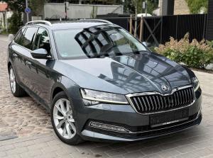 Grey Skoda SuperB 2019 in Vilnius, with an engine capacity of 1.97 L and mileage of 230 thousand km for 14700 €, photo 20 on AUTOMOTO.COM.LV