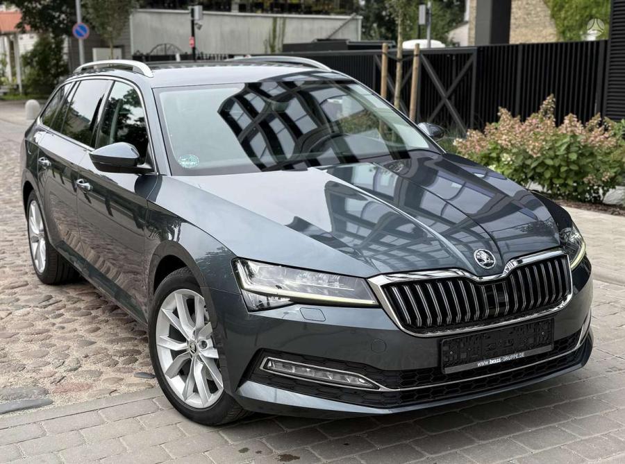 Grey Skoda SuperB 2019 in Vilnius, with an engine capacity of 1.97 L and mileage of 230 thousand km for 14700 €, photo 20 on AUTOMOTO.COM.LV
