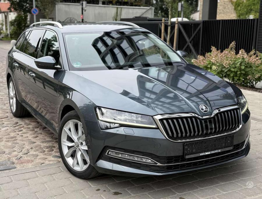 Grey Skoda SuperB 2019 in Vilnius, with an engine capacity of 1.97 L and mileage of 230 thousand km for 14700 €, photo 21 on AUTOMOTO.COM.LV