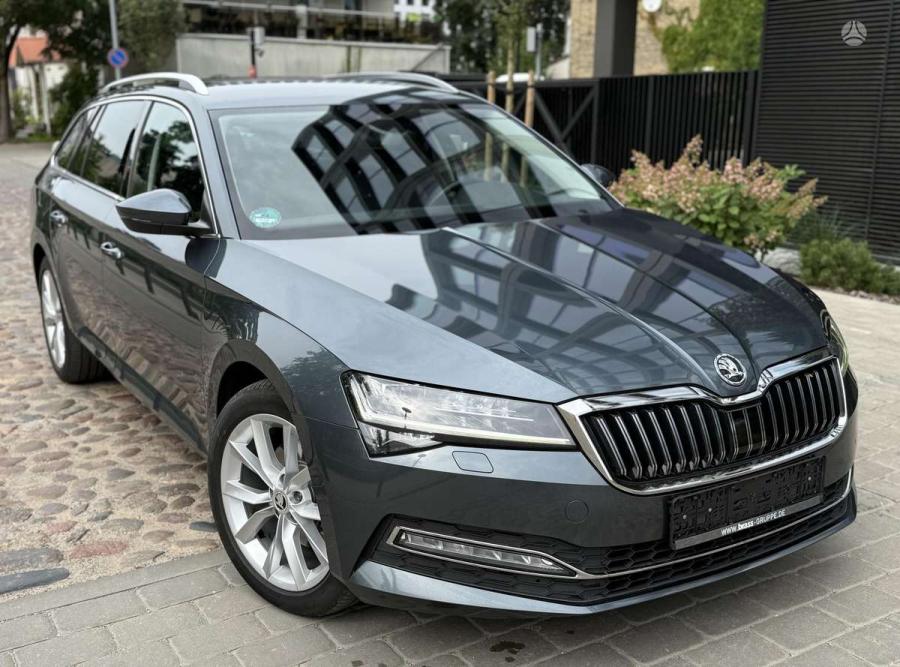 Grey Skoda SuperB 2019 in Vilnius, with an engine capacity of 1.97 L and mileage of 230 thousand km for 14700 €, photo 23 on AUTOMOTO.COM.LV