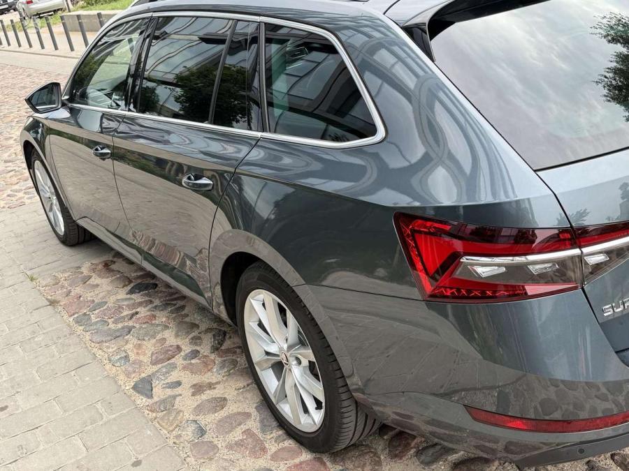 Grey Skoda SuperB 2019 in Vilnius, with an engine capacity of 1.97 L and mileage of 230 thousand km for 14700 €, photo 27 on AUTOMOTO.COM.LV