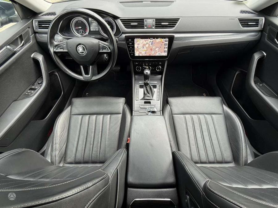 Grey Skoda SuperB 2019 in Vilnius, with an engine capacity of 1.97 L and mileage of 230 thousand km for 14700 €, photo 36 on AUTOMOTO.COM.LV