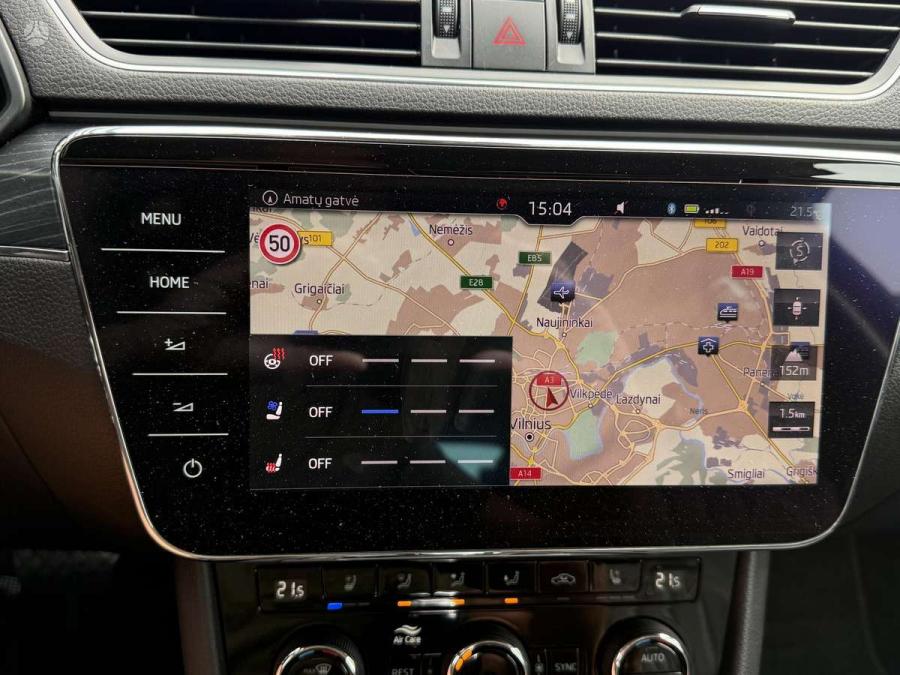Grey Skoda SuperB 2019 in Vilnius, with an engine capacity of 1.97 L and mileage of 230 thousand km for 14700 €, photo 43 on AUTOMOTO.COM.LV