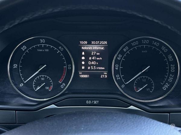 Серый Шкода Суперб 2019 в Каунас, объемом двигателя 1.97 л и пробегом 180 тыс. км за 12200 €, фото 9 на AUTOMOTO.COM.LV