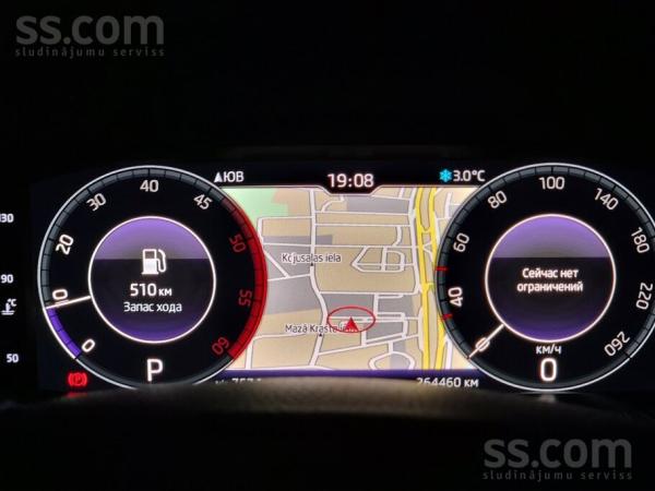 Серый Шкода Суперб 2019 в Рига, объемом двигателя 2.00 л и пробегом 273 тыс. км за 12900 €, фото 7 на AUTOMOTO.COM.LV